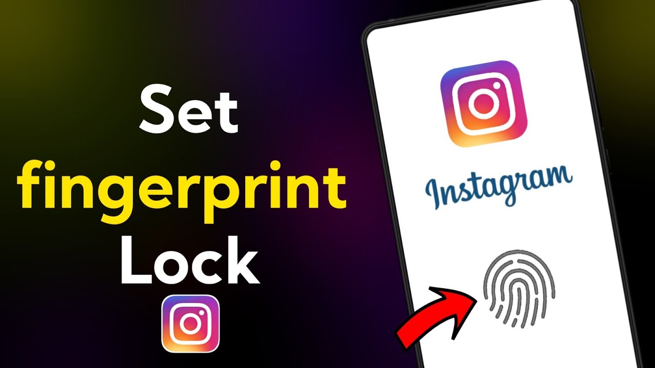 How to Set Fingerprint Lock In Instagram || #LuckyInfotech - YouTube