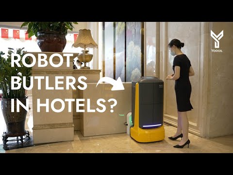 Smart Hotel Delivery: Autonomous Room Service Robot in Action! - YouTube