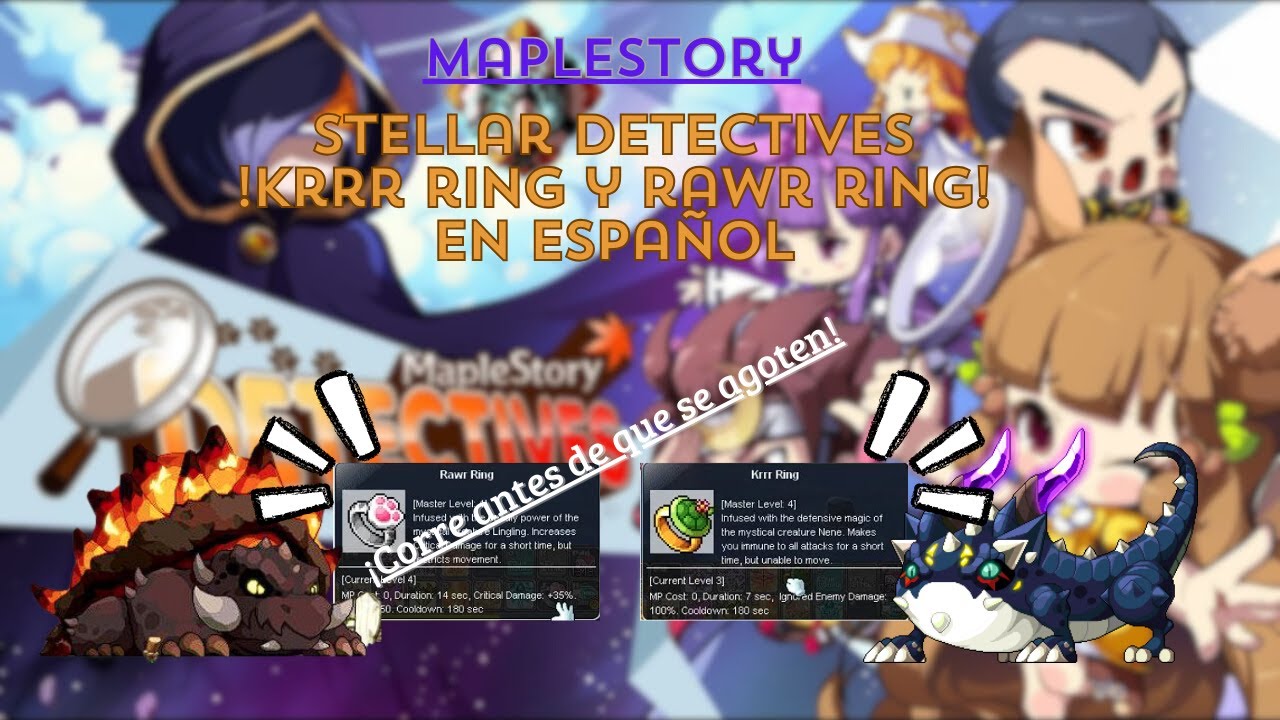 MapleStory 2024 | Guia Stellar Detectives: !Obten tu Krrr Ring y tu ...