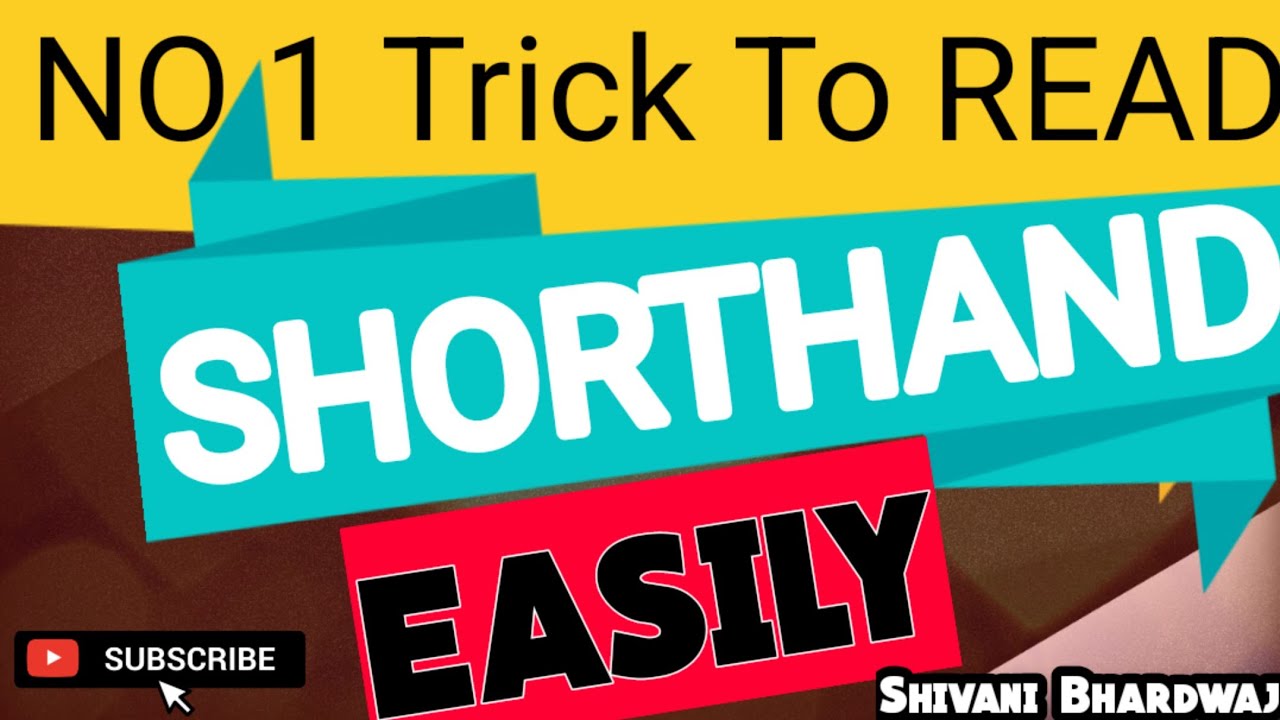 Shorthand Steno Develop Reading Skill Effective Way to Practice ...