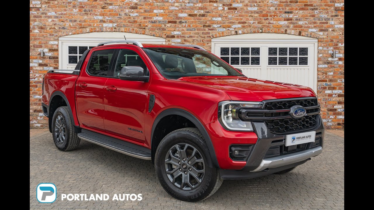 2023/23 FORD RANGER WILDTRAK FINISHED IN LUCID RED METALLIC WITH BLACK ...