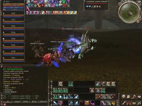 Lizardmen Leader Hellion L38 - Lineage 2 Raid Boss - YouTube