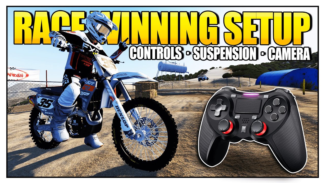 MX BIKES FULL PRO RACE WINNING SETUP! (All Controls/Suspension/Camera ...