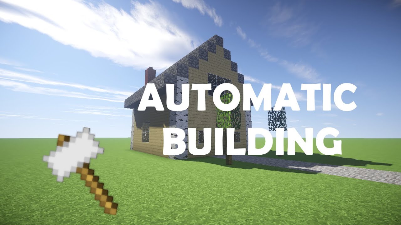 Self building house - Minecraft - YouTube