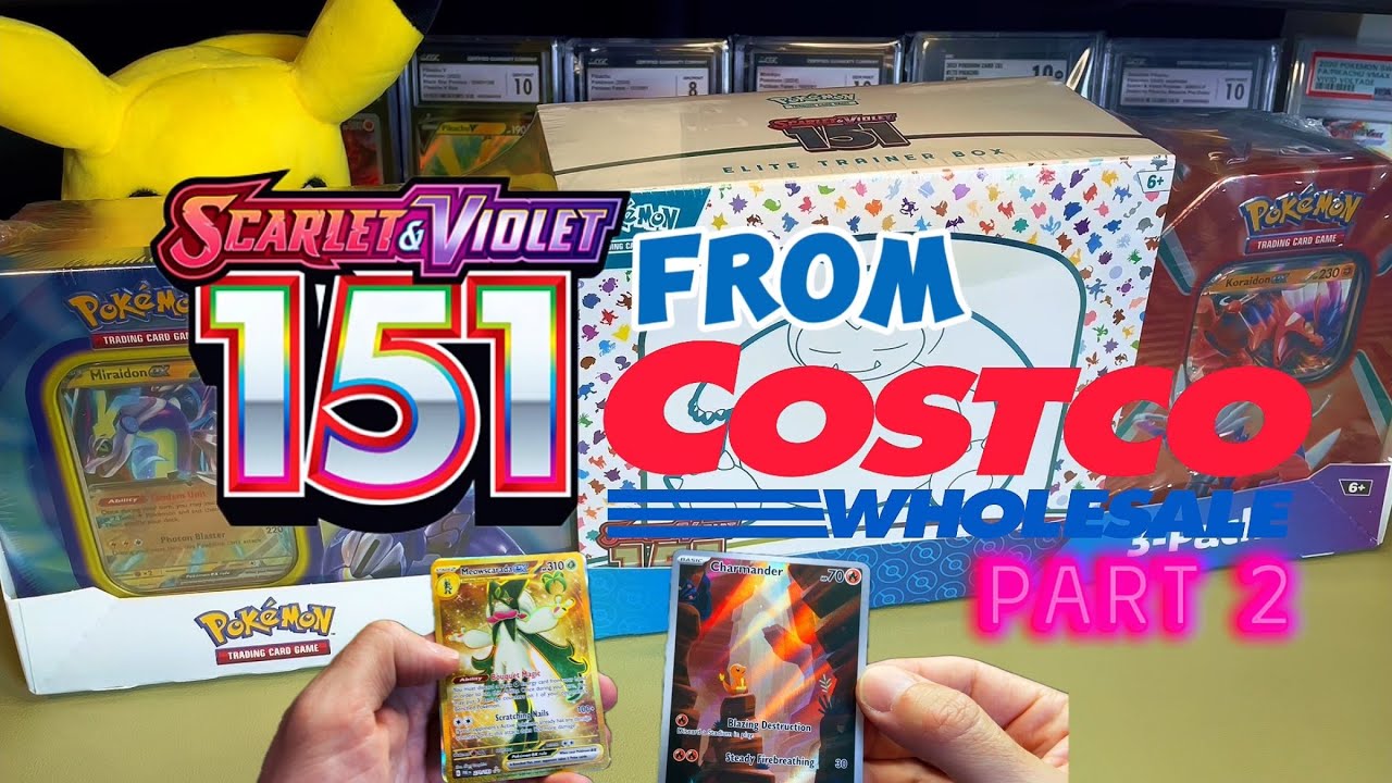 MORE COSTCO LUCK - POKEMON 151 THREE PACK BUNDLE - YouTube