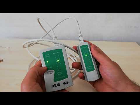Ağ kablosu test cihazı,CAT kablo Test cihazı nasıl kullanılır.#TeknikÖğretmenim