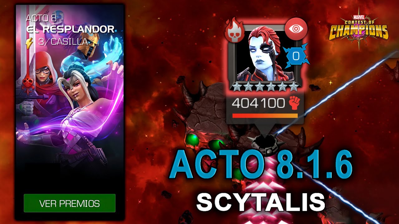 Scytalis ACTO 8.1.6 | Cómo Derrotar a Scytalis | MCOC Vídeo 844 - YouTube