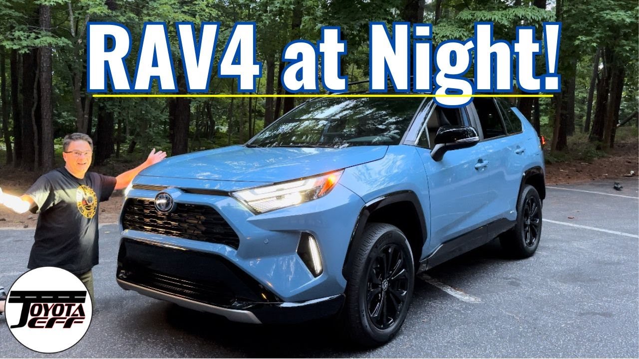 2024 RAV4 Hybrid XSE at Night! Buttons, Controls, Lights! - YouTube