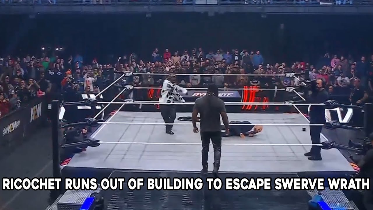 Ricochet Runs Out From the Building to Escape Swerve Strickland’s Wrath ...
