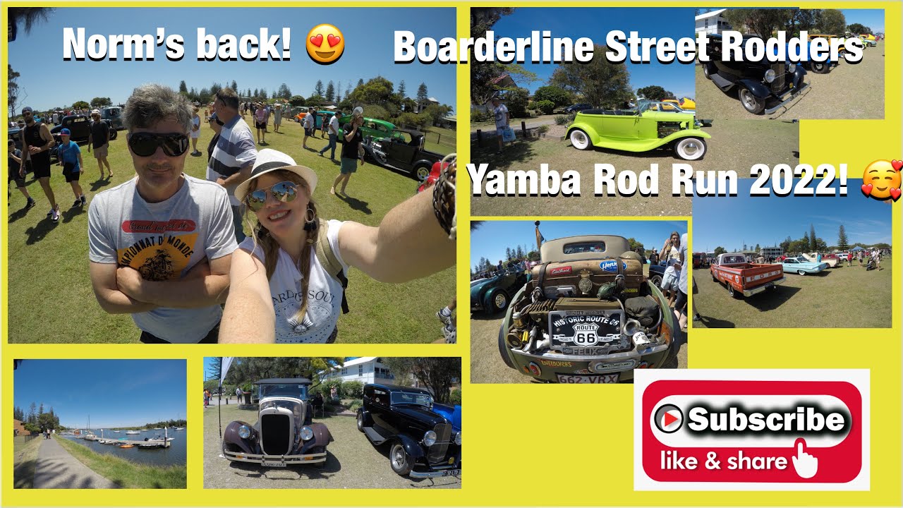 Boarderline Street Rodders Yamba Hot Rod Run November 2022. - YouTube