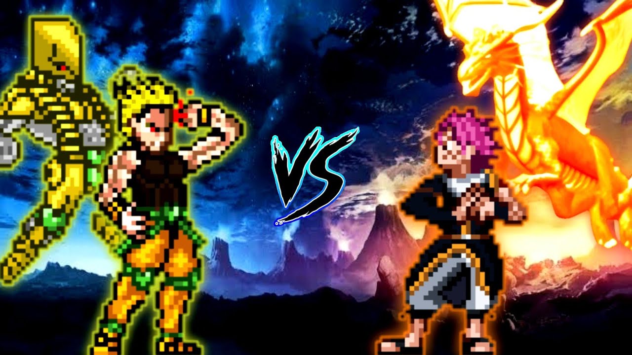 Dio Final V3 (New) VS Natsu MG9 V2 (all form) in Jump Force Mugen - YouTube