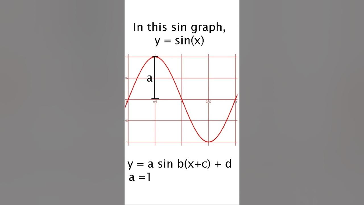 How to Draw and Interpret SINE Graphs #shorts - YouTube