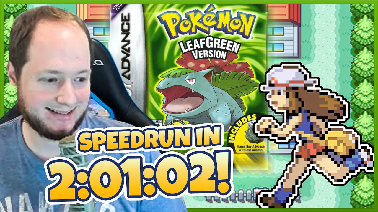 6 SECONDS BEHIND WORLD RECORD! Pokémon FireRed/LeafGreen SPEEDRUN in 2: ...