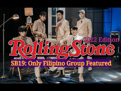 SB19, FEATURED in BIGGEST ONLINE MAGAZINE in the WORLD, ROLLING STONES ...