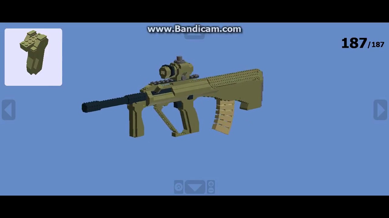 Steyr AUG A2 в Lego Digital Designer - YouTube