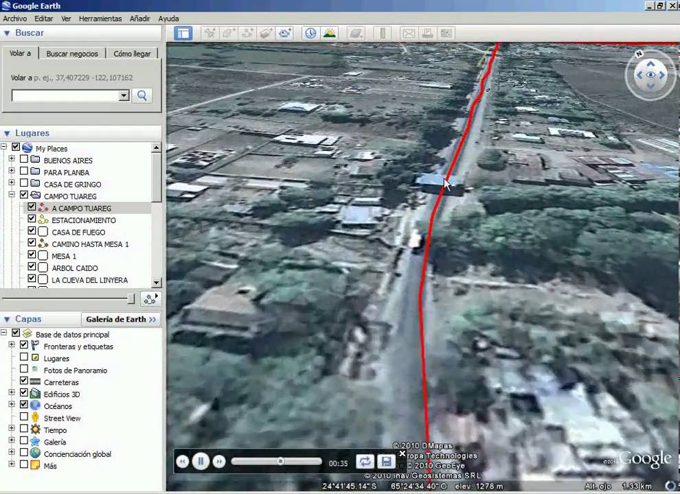 como usar waypoints en el google earth - YouTube