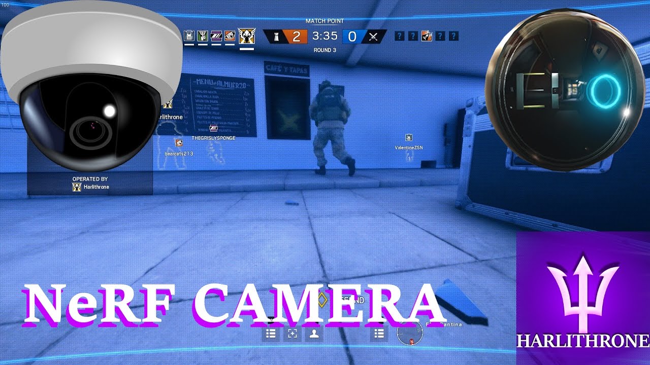 Nerf Camera OP Rainbow Six Siege Epic Moments - YouTube