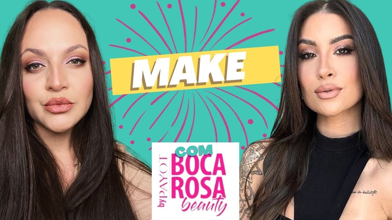 MAQUIAGEM SÓ COM BOCA ROSA BEAUTY| Erica Fernandes - YouTube