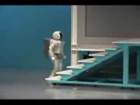 HONDA ASIMO FALLS DOWN STAIRS - Sexy Robots Videos - YouTube