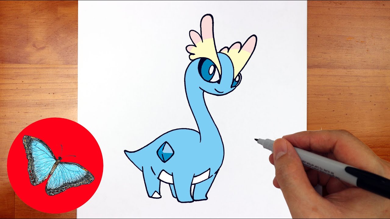 How To Draw Pokemon - Amaura Easy Step by Step - YouTube