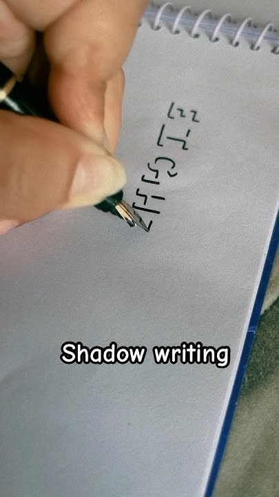 Lets learn shadow writing💕 #newsong #ShadowWriting #Writing # ...