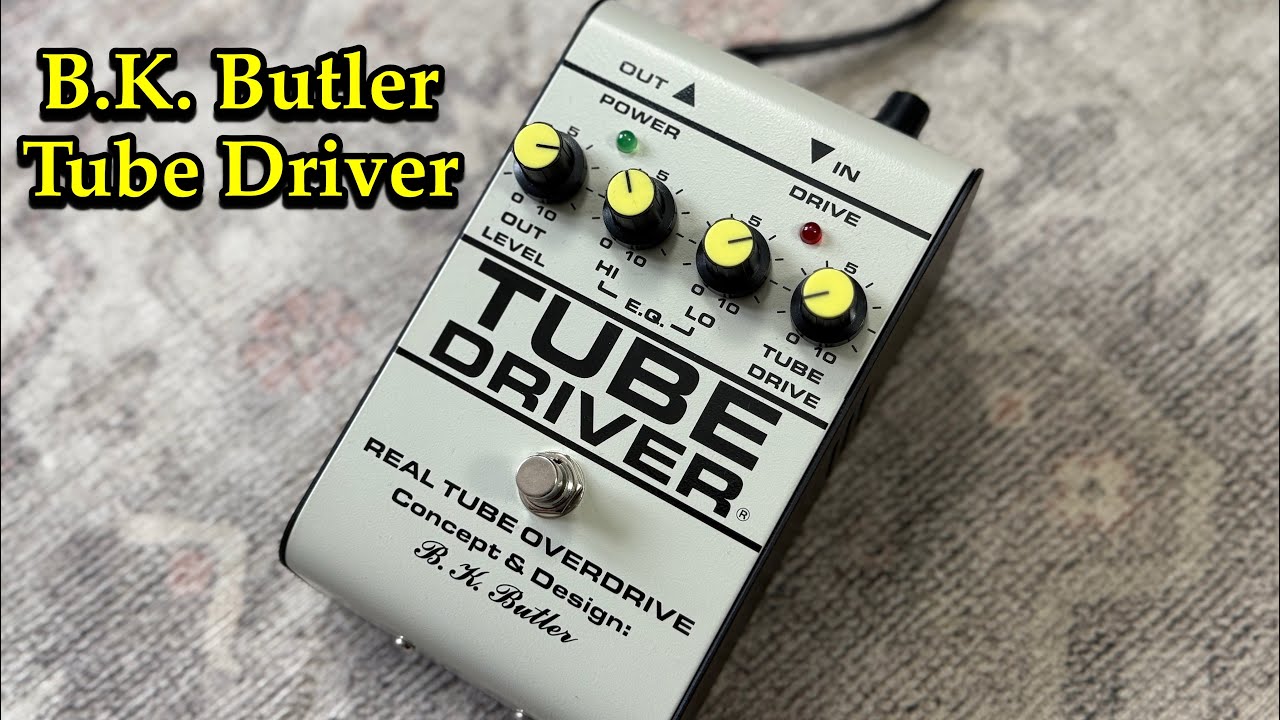 BK Butler Tube Driver - Unboxing / Sound Testing - YouTube