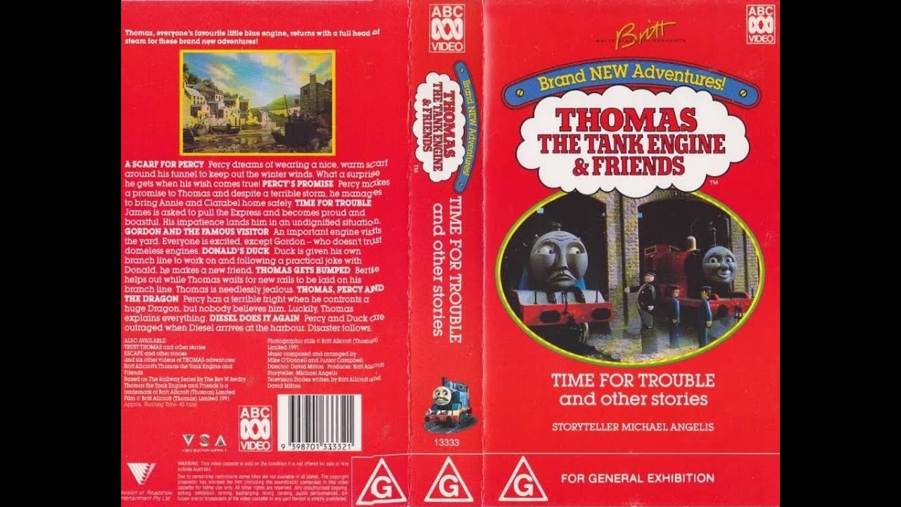 Thomas The Tank Engine And Friends Vhs