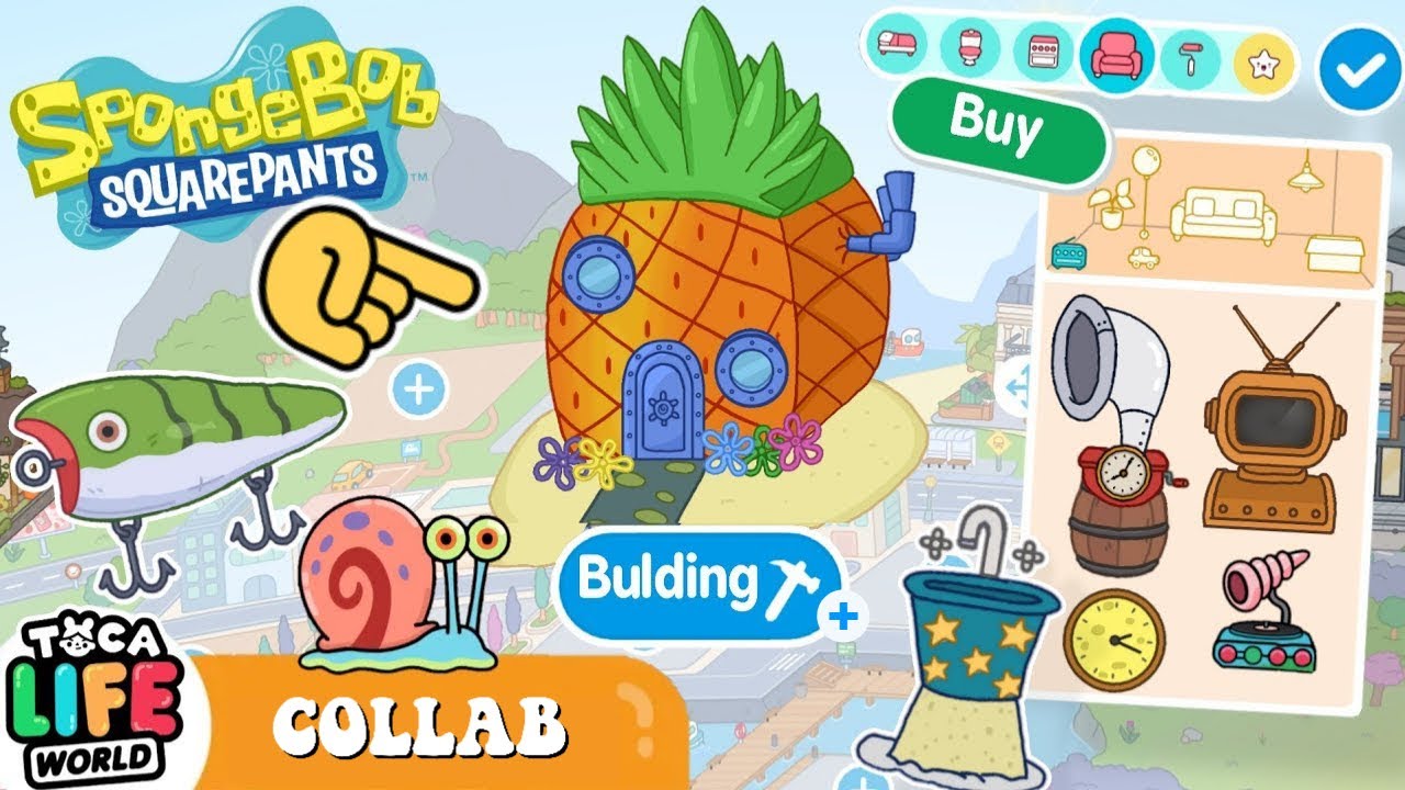 UNOS MINUTOS DESPUES 🤯Bob Esponja & Toca Boca Collab // Toca Life World ...