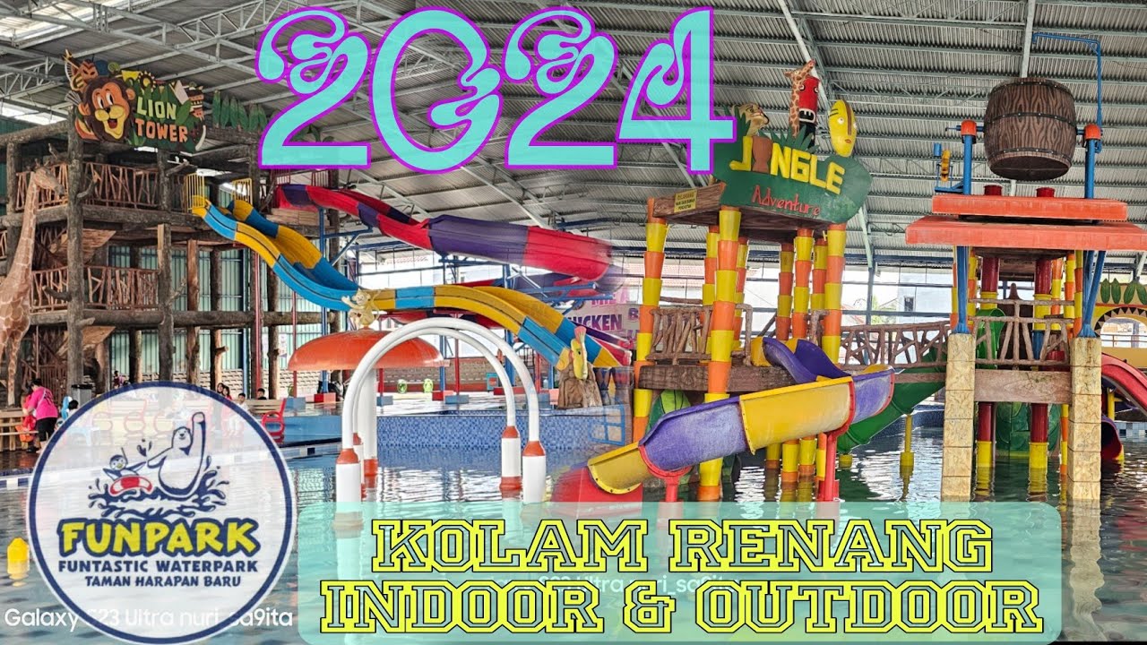 Kolam Renang Indoor FUN PARK THB Taman Harapan Baru BEKASI REVIEW ...