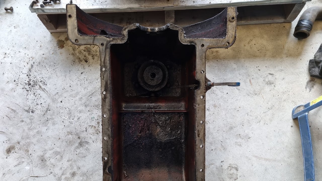 Fordson Major Sump Removal - YouTube