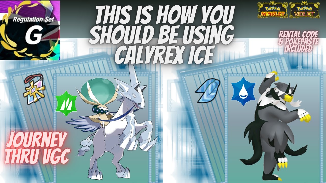 THIS is HOW you SHOULD be USING CALYREX ICE : Regulation G -Pokemon ...