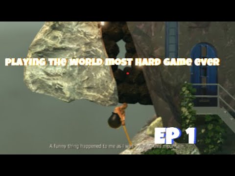 playing world most hardest game ever getting over it in pc #viral - YouTube
