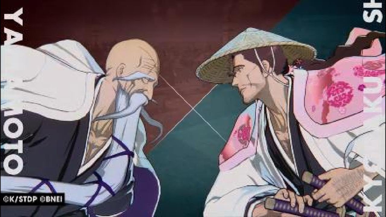 BLEACH RoS: Genryusai Shigekuni Yamamoto vs. Shunsui Kyoraku (ENG ...