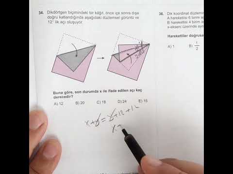 DİKDÖRTGEN  ÖSYM BENZERİ SORULAR #geometri #tyt#ayt#matematik #yks#dikdörtgen #yeninesil#10sınıf