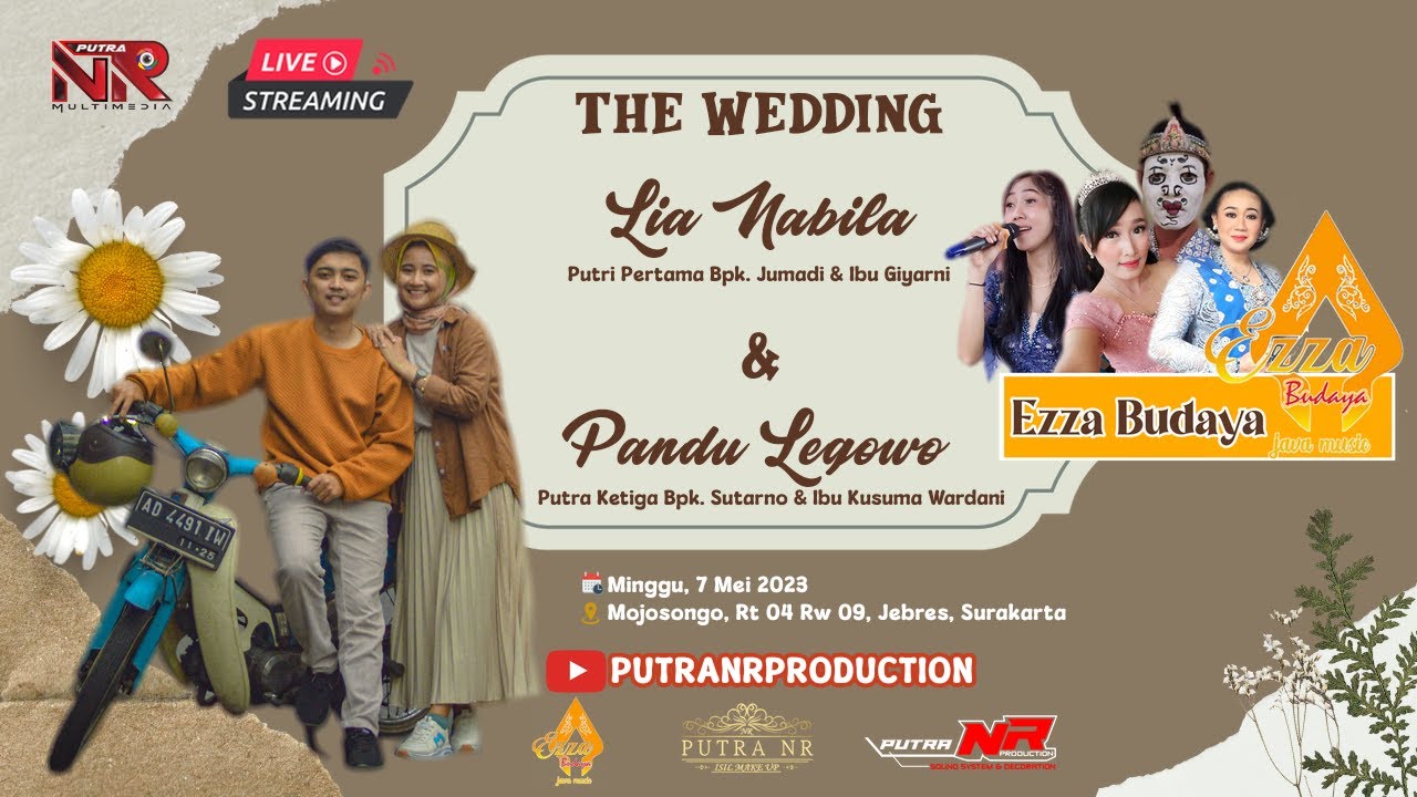 🔴📡Live Stream CS.EZZA BUDAYA | The Wedding LIA & PANDU | PUTRA NR Sound | Putra NR Multimedia ...