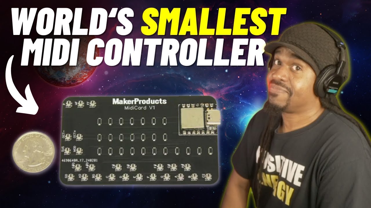 A Midi Controller the size of Credit Card? | MIDICard by MakerProducts ...