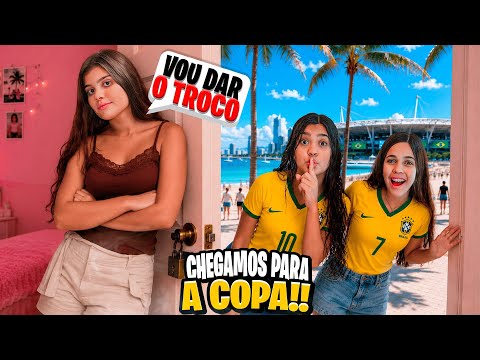 PRENDEMOS SOFIA NO QUARTO E CONSEGUIMOS SAIR PARA ASSISTIR O JOGO DO BRASIL NA COPA 🇧🇷