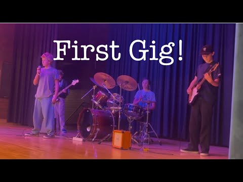 OUR FIRST GIG! —brain stew by Green Day cover - YouTube