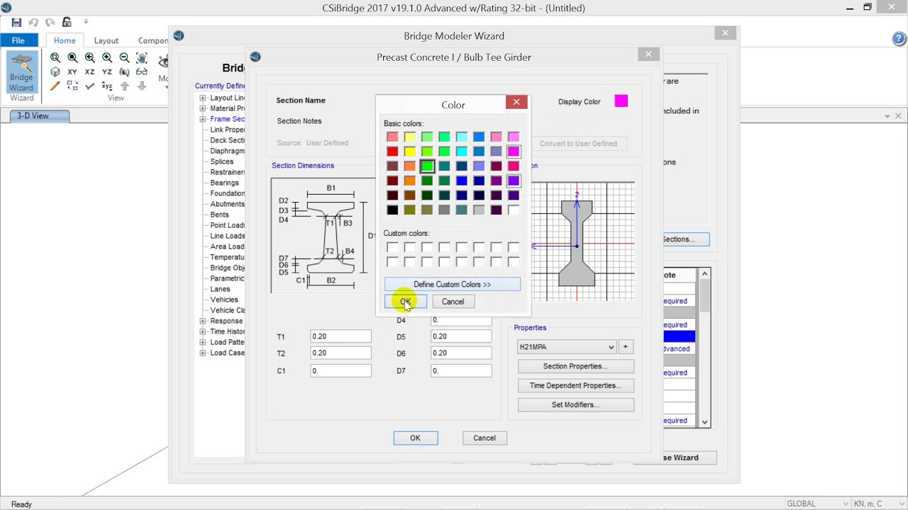 MODELO PUENTE CONTINUO 3 TRAMOS - YouTube
