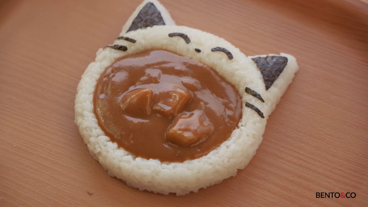 Hungry Cat Curry Rice Molds - YouTube