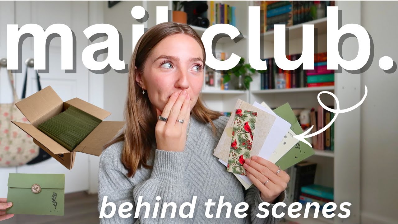 behind the scenes of running a bookish mail club 📬📩📖 | how i run my ...