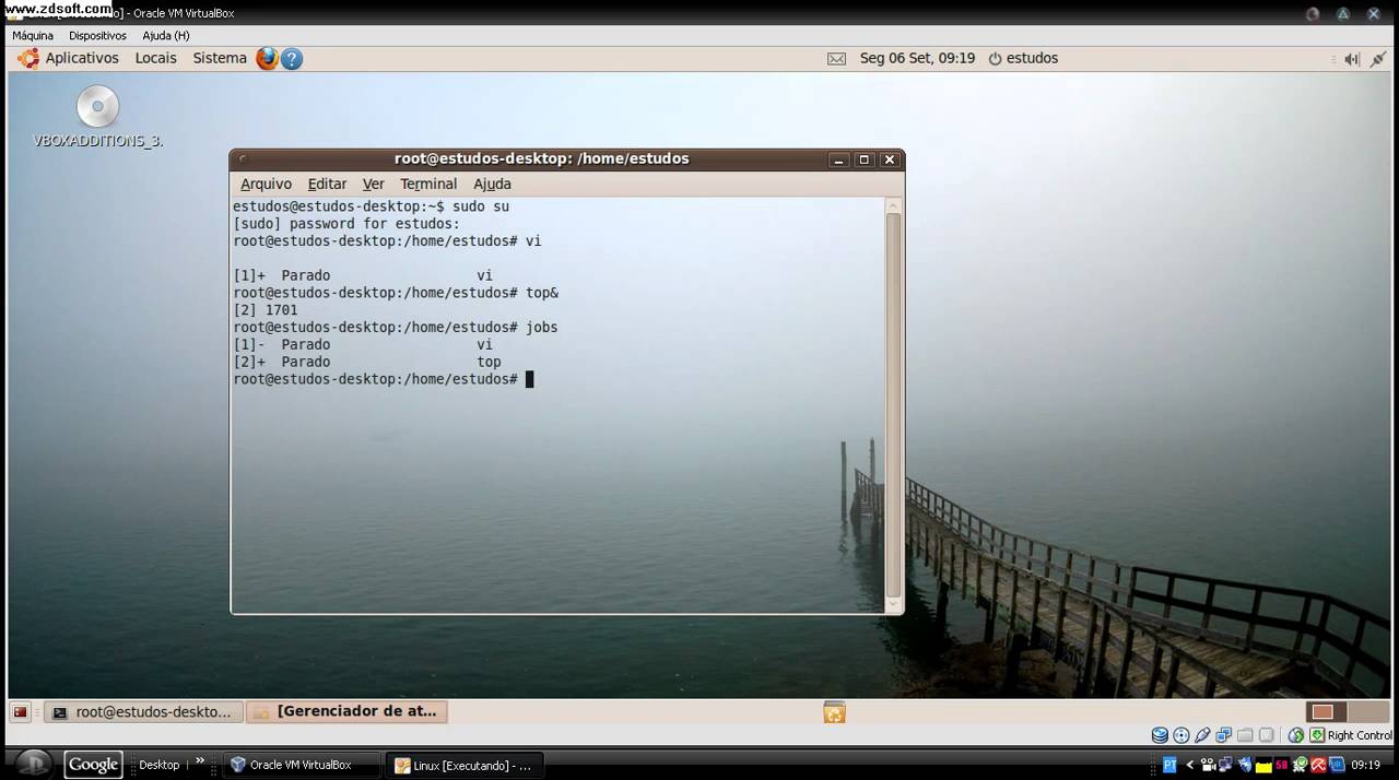 Tutorial Comando bg (Background) Linux Ubuntu - YouTube