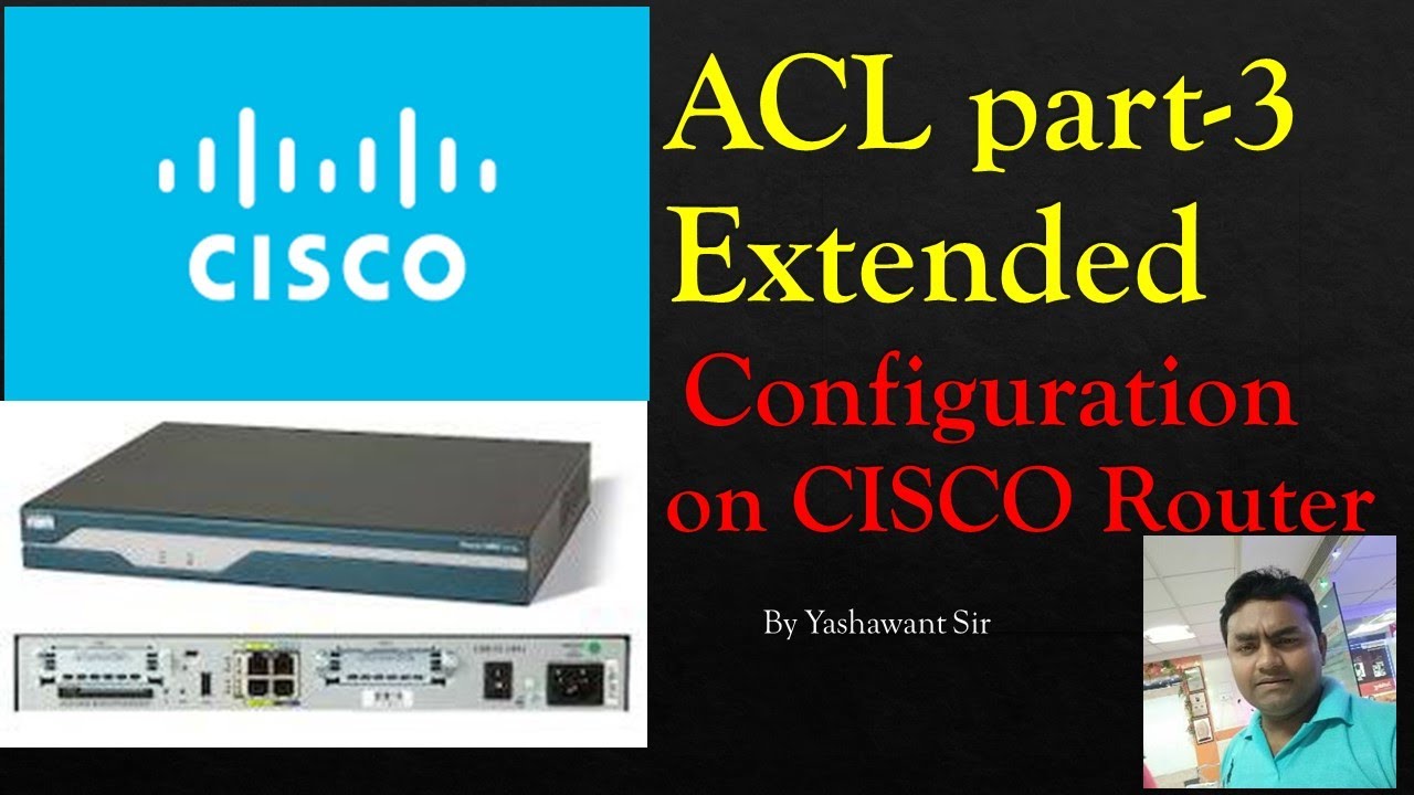 Extended Numbered ACL configuration on Cisco Router| Cisco |CCNA | by ...