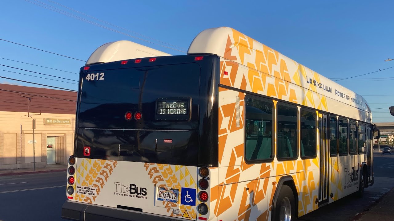 Honolulu TheBus Route 81 Express Waipahu, Bus 4012 (Part 4) (Waipahu ...