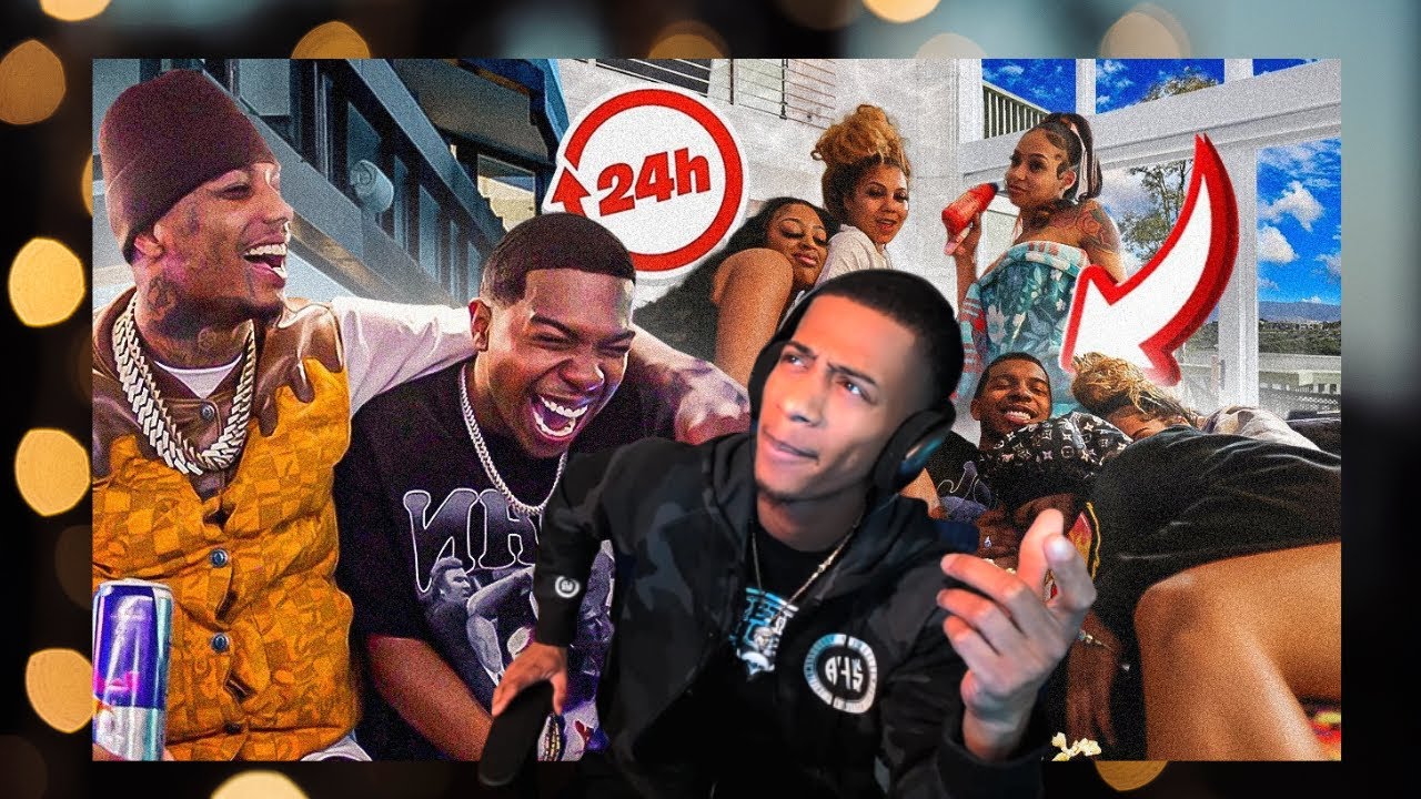 LIVE REACTION)Spending 24 Hours With Bluface And The Girls! - YouTube