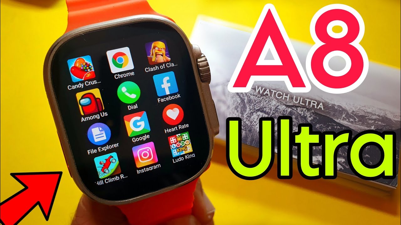 A8 Ultra Smartwatch Unboxing & Review | Best Ultra Clone Under 2000 ...