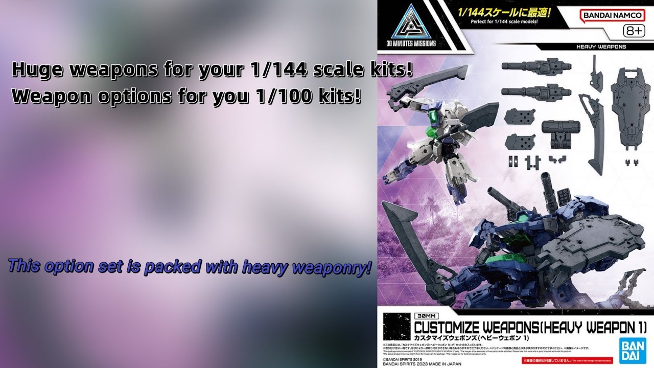 Super heavy weapons! Big metal hunks for your kits! 30 Minute Missions ...