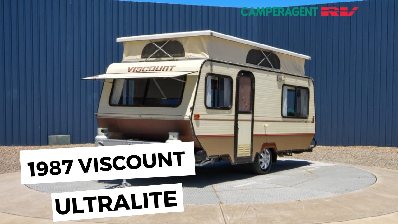 1987 VISCOUNT ULTRALITE CARAVAN QUICK WALK-THRU - YouTube