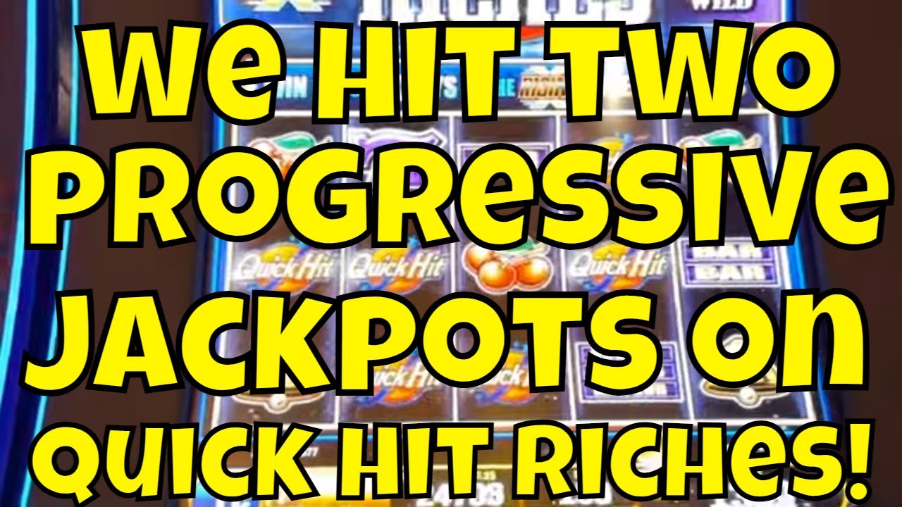 Two Progressive Jackpot Wins on "Quick Hit" - YouTube