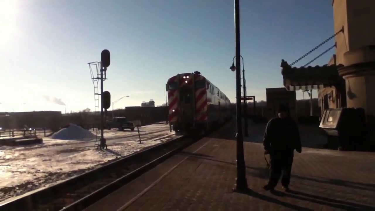 Metra MP 36 #408 Trails Inbound Pt. 2 Departure - YouTube